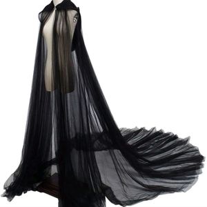 Accessories | New 1 Pc Women Hood Tulle Cape Cloak Floor Length Soft ...